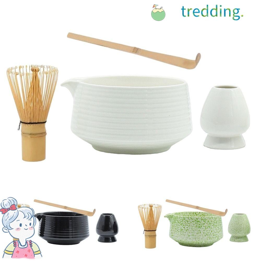 TREDDING491 4PCS Matcha Whisk, Reusable Food Grade Japanese Matcha Tea ...