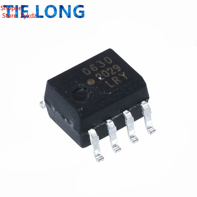 10 ชิ้น/ล็อตใหม่เดิม HCPL-0630-500E HCPL0630 SMD dual-channel ...