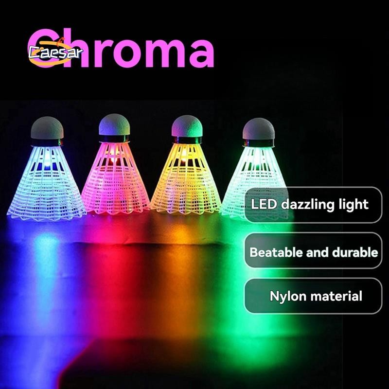 Caesar A84 Light-Up Badminton Set ลูกแบดมินตันส่องสว่าง LED พลาสติกฟองน้ำ สำหรับเล่นกีฬา ...