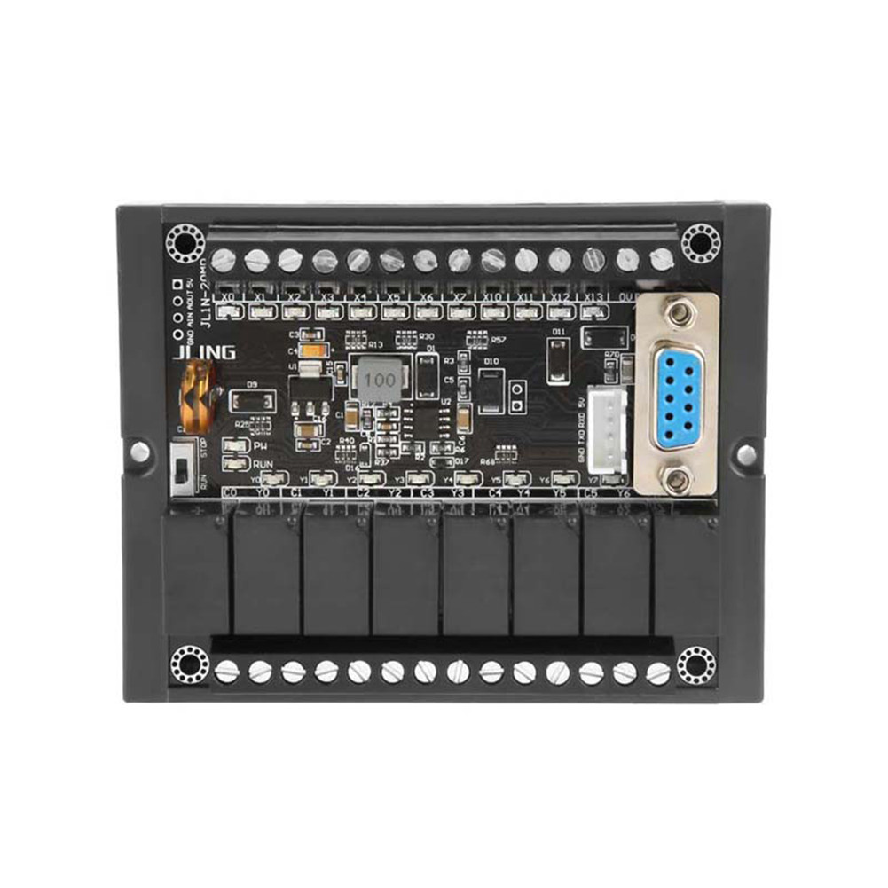 [ROMAY-TH คุณภาพสูง] บอร์ดควบคุมอุตสาหกรรม PLC FX1N-20MR 12 Input 8 Output Programmable ...