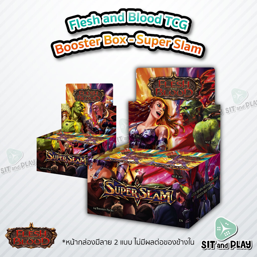 Flesh and Blood TCG - Super Slam - Booster Box การ์ดเกมเฟลชแอนด์บลัด fabtcg แท้ 100% | Shopee ...