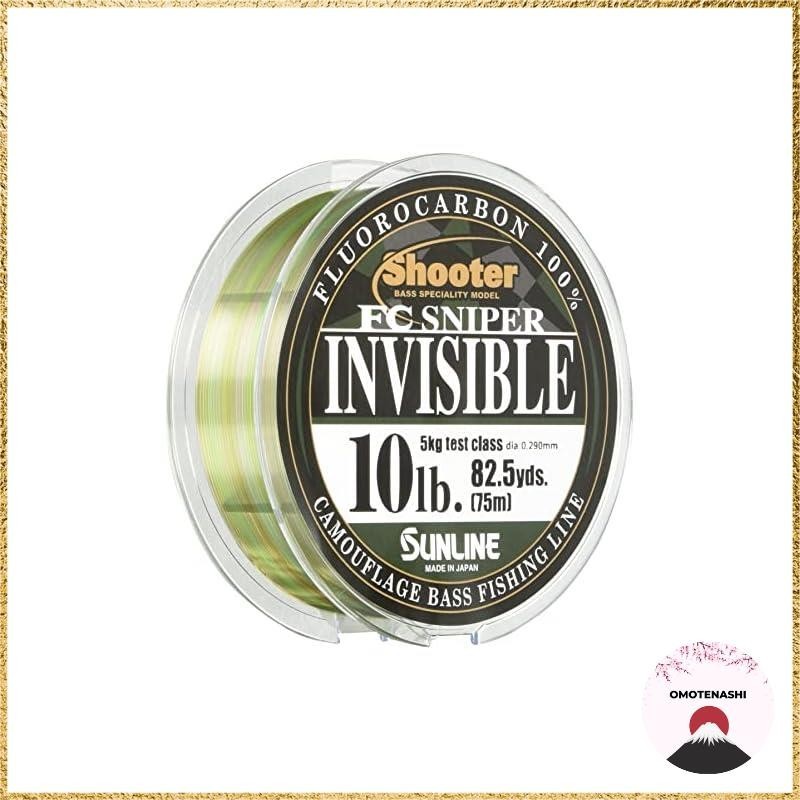 Sunline Fluorocarbon Line Shooter Sniper Invisible 75m 8lb Natural ...