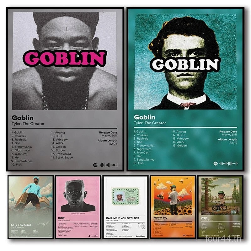 Pop SINGER goblin rapper Tyler SINGLE EP โปสเตอร์ aesthetic ดอกไม้ Boy ...