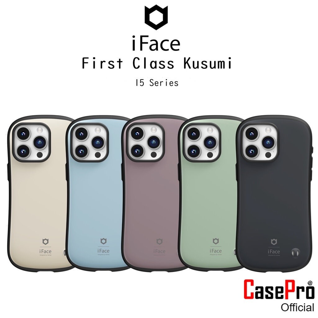 iFace First Class Kusumi เคสกันกระแทกเกรดพรีเมี่ยมจากเกาหลี เคสสำหรับ iPhone15/15Plus/15Pro ...