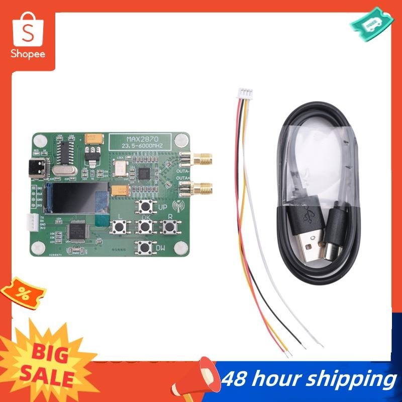 พร้อมสต็อก HT008 แหล่งสัญญาณ MAX2870 STM32 23.5-6000Mhz เครื่องกําเนิดสัญญาณแหล่งสัญญาณรองรับ ...