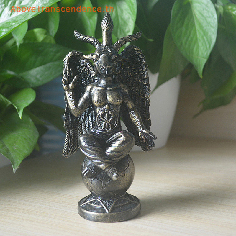 Above Baphomet Divine Goat Of Mends รูปปั้นโบสถ์ของซาตาน Sabbatic Goat ...