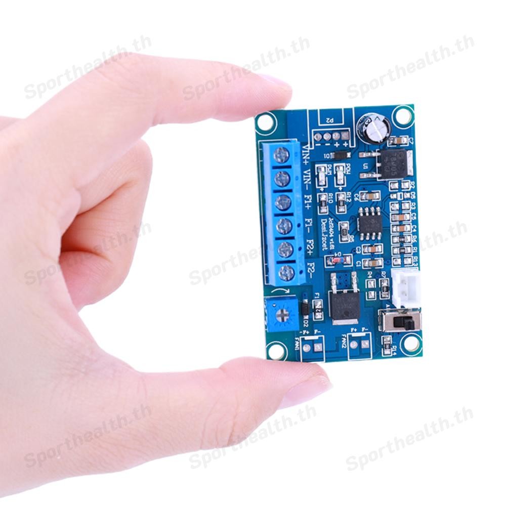 Dc 12V 24V พัดลมควบคุมอุณหภูมิ 2/3/4 สาย PWM Thermostat Speed Governor ...