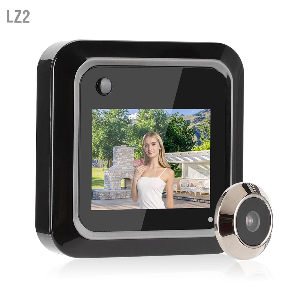 LZ2 2.4 นิ้วโปรแกรมดูประตูอัจฉริยะหน้าจอ TFT LCD 0.3MP 95 °การบันทึก ...