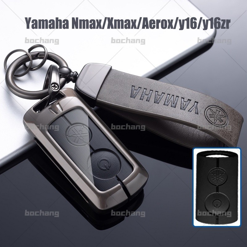 Yamaha y16 y16zr Nmax Xmax Aerox Sniper ฝาครอบกุญแจรีโมทพวงกุญแจโลหะ ...