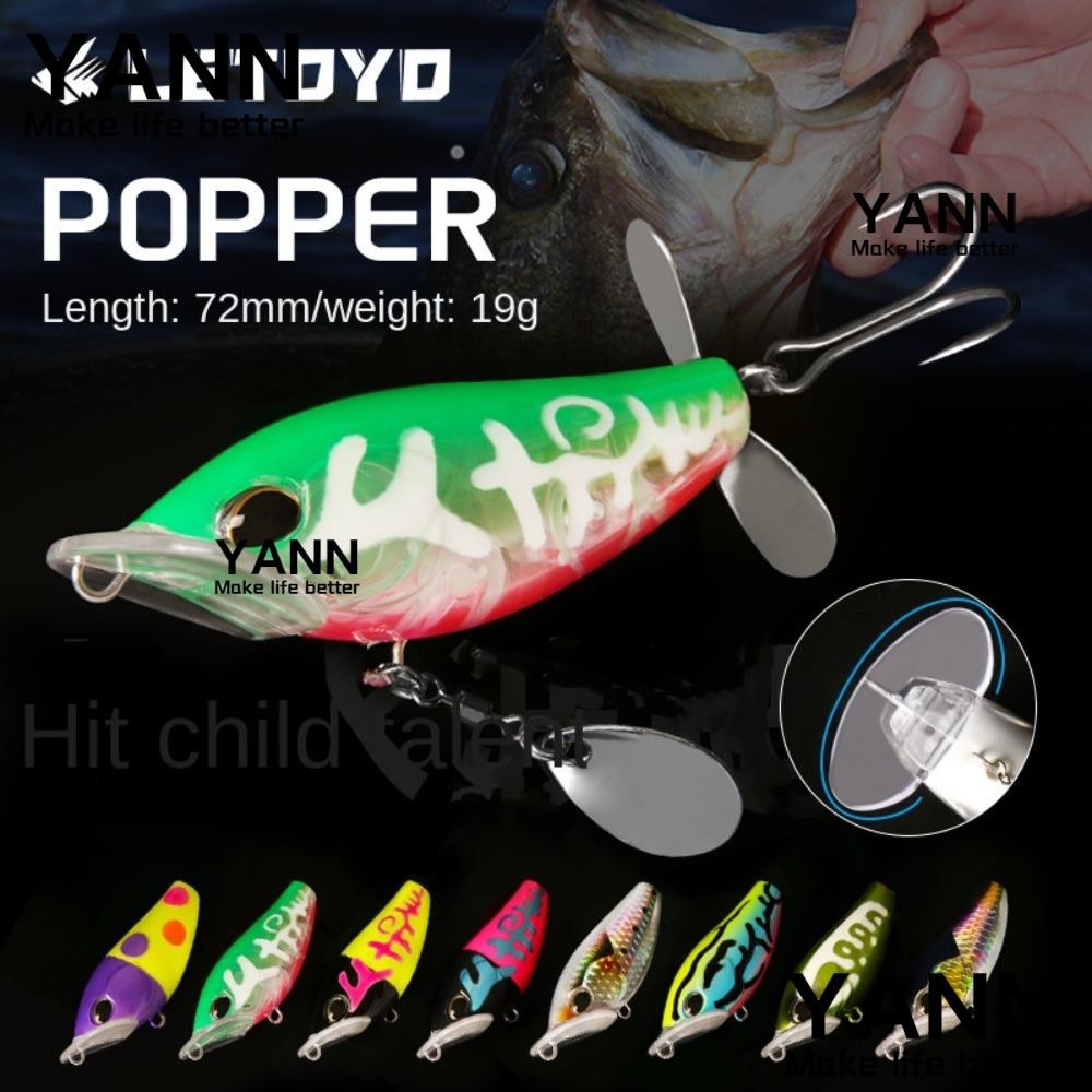 Yann1 ใบพัด Warbler Lure, Floating Popper Surface Bait, 2024 Bass ...