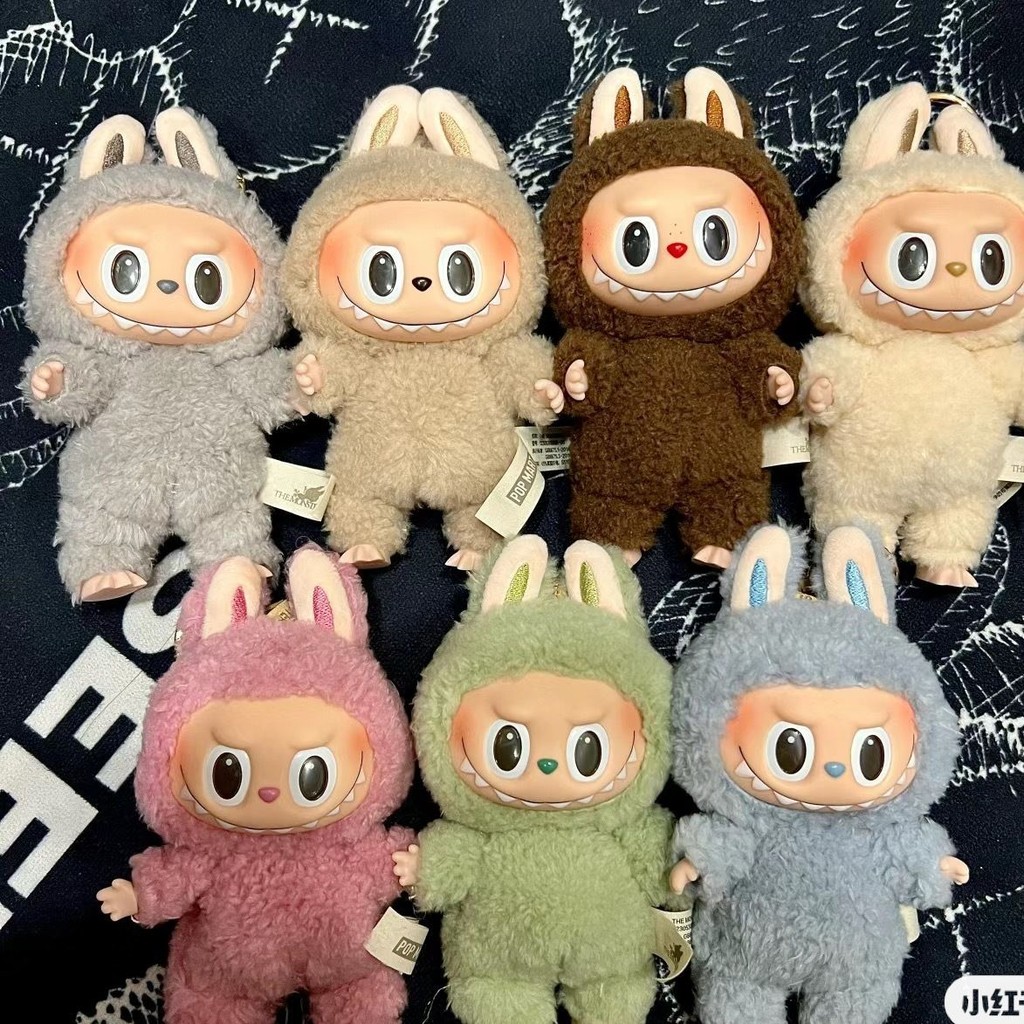 Ins การ์ตูน Mart Labubu Heart-moving Macaron ไวนิล Face Hand-made ...