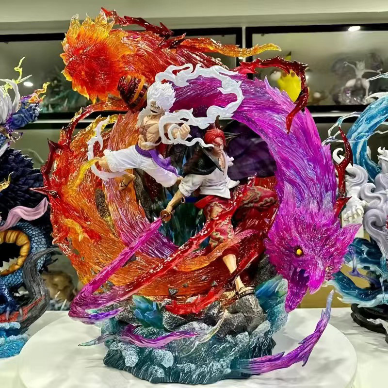 One Piece One Piece Manqi สีแดงและสีขาวโมเดลเครื่องประดับ Xiangxnika ...