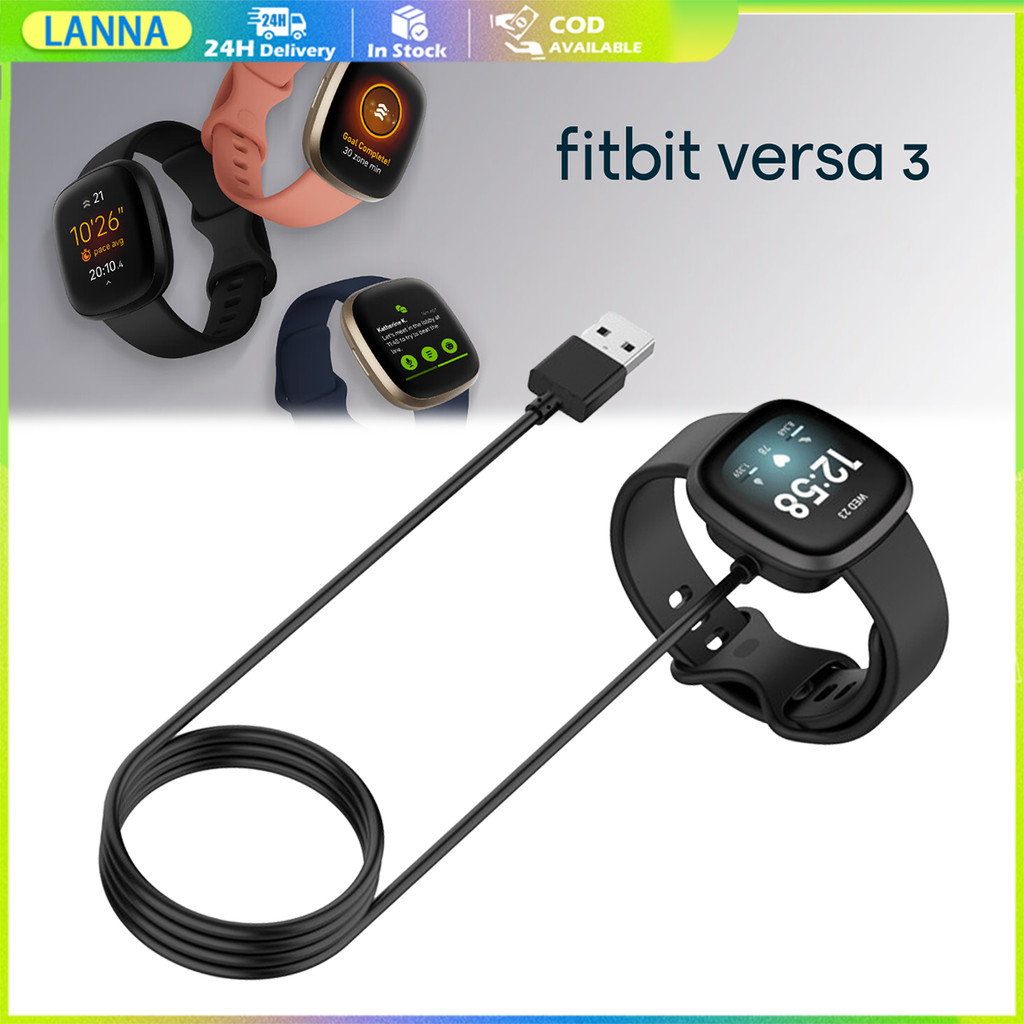 ร้านอยู่ที่ไทย สายชาร์จ Fitbit versa4 versa3 sense2 /sense USB Charger แท่นชาร์จ แม่เหล็ก ยาว ...