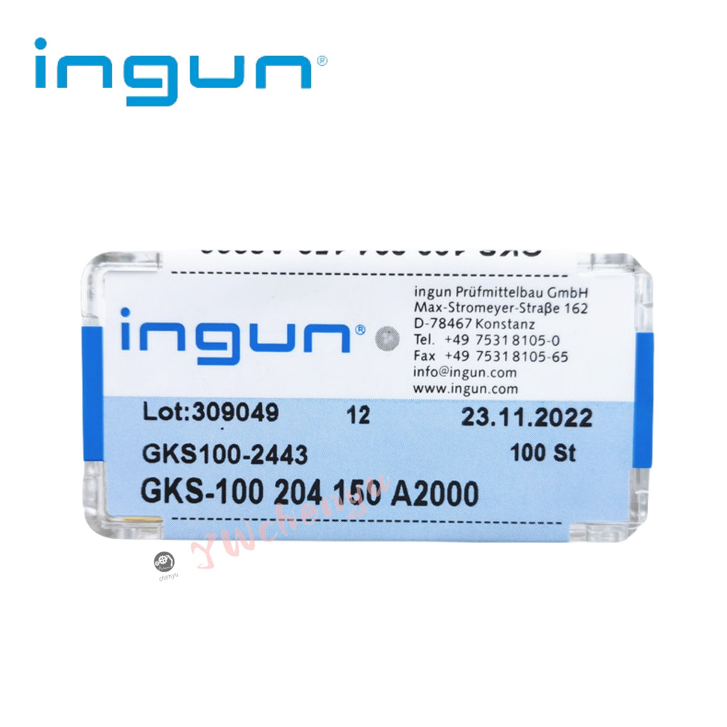 INGUN Probe gks100 ITC test pin 1.36 มม.เส้นผ่านศูนย์กลาง telescopic ...
