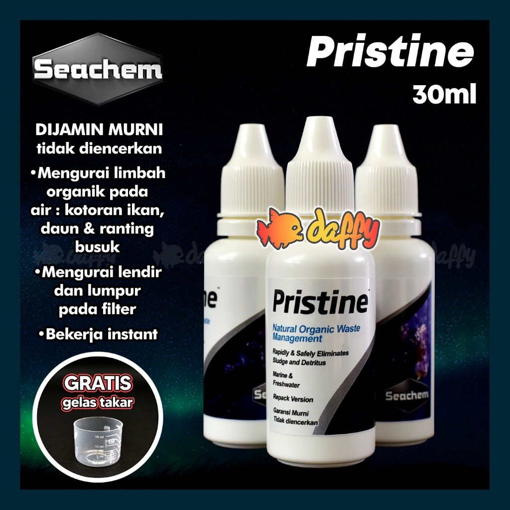 Seachem PRISTINE แบคทีเรียฟอกอากาศ 30 มล | Shopee Thailand