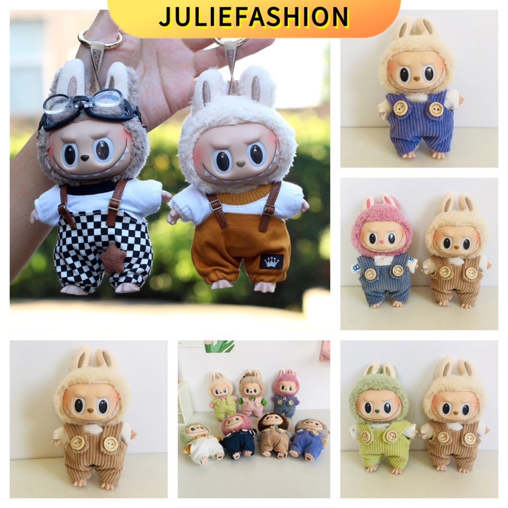 Jh สําหรับ 17 ซม. Labubu ตุ๊กตาเสื้อผ้าแฟชั่นเสื้อผ้าตุ๊กตาการจับคู่สี ...