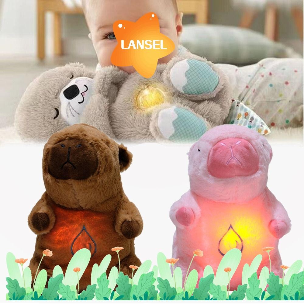 Lansel Breathing Capybara, Rhythmic Capybara ตุ๊กตาหมีตุ๊กตา, ไฟเพลง ...