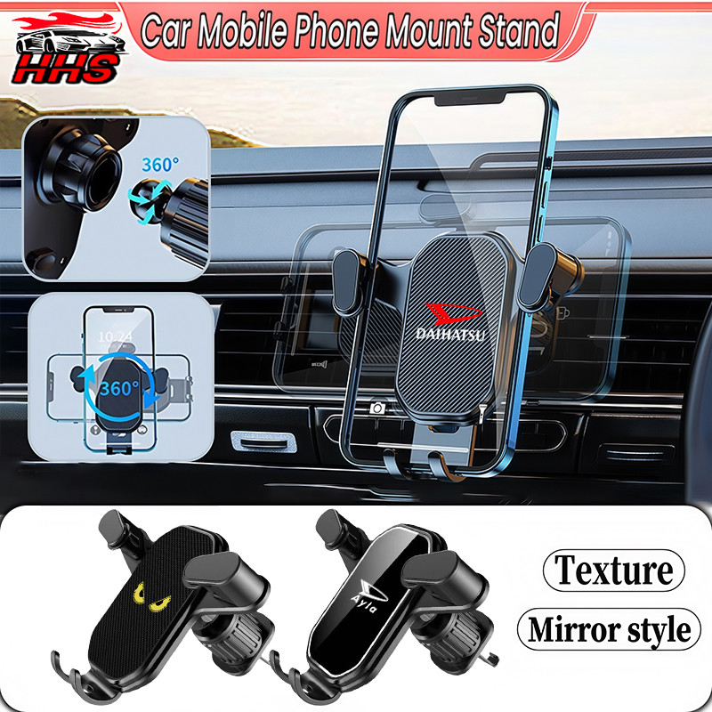 Daihatsu รถผู้ถือโทรศัพท์มือถือ Air Vent Hook คลิปสมาร์ทผู้ถือโทรศัพท์ ...