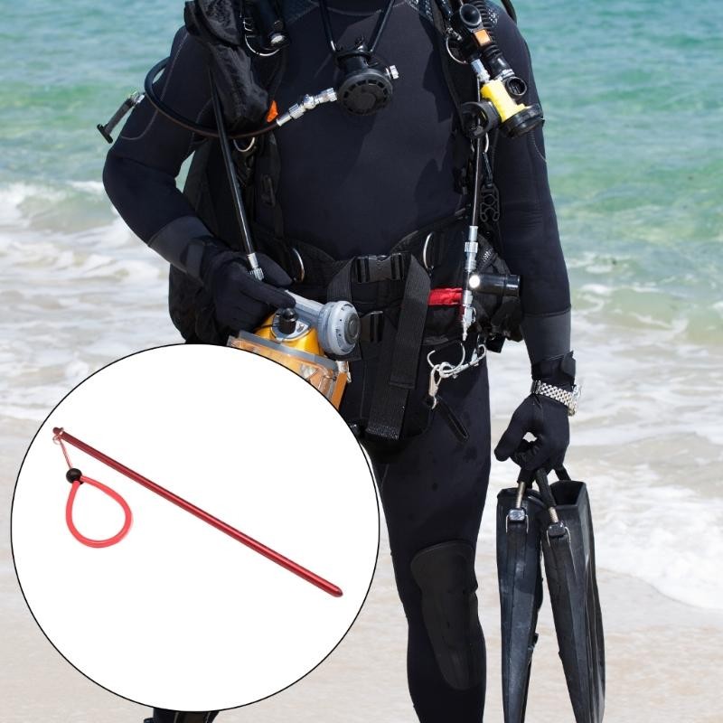 BA Underwater Shaker Noise Maker Lanyard Rod Diving Indicator Stick ...