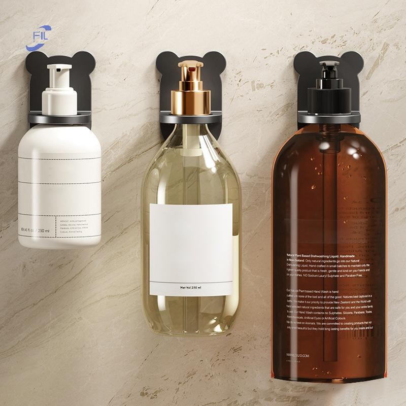 FIL Universal ชั้นวางขวดเจลอาบน้ําแบบปรับได้ที่วางขวดแชมพูสบู่มือตะขอ ...