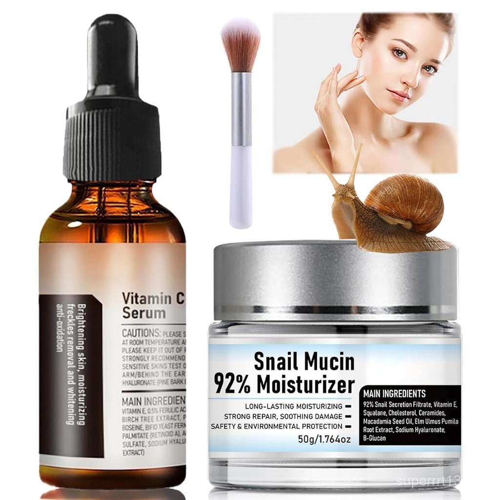 Crema De Baba De Caracol Original, Vitamin C Facial Serum, Snail Mucin ...