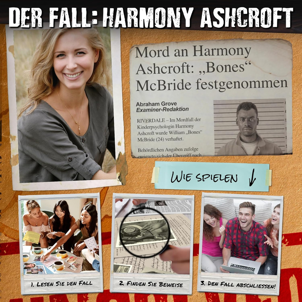 UNSOLVED CASE FILES: Crime Game 'Cold Case': Who Murdered Harmony ...