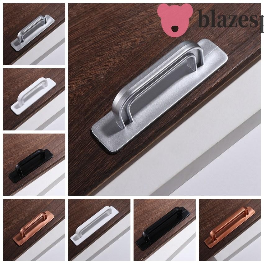 Blazespark มือจับประตู, Self-กาวไม่มีการเจาะประตูดึง,โมเดิร์นPush-Pullพื้นผิวติดตั้งลูกบิดตู้จับ ...