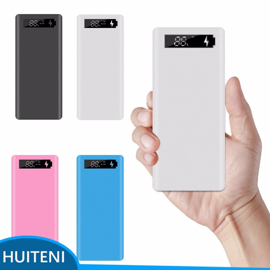 Abs Power Bank Case แบบพกพาเปลี่ยน USB Type-C โทรศัพท์ดิจิตอลแล็ปท็อป ...