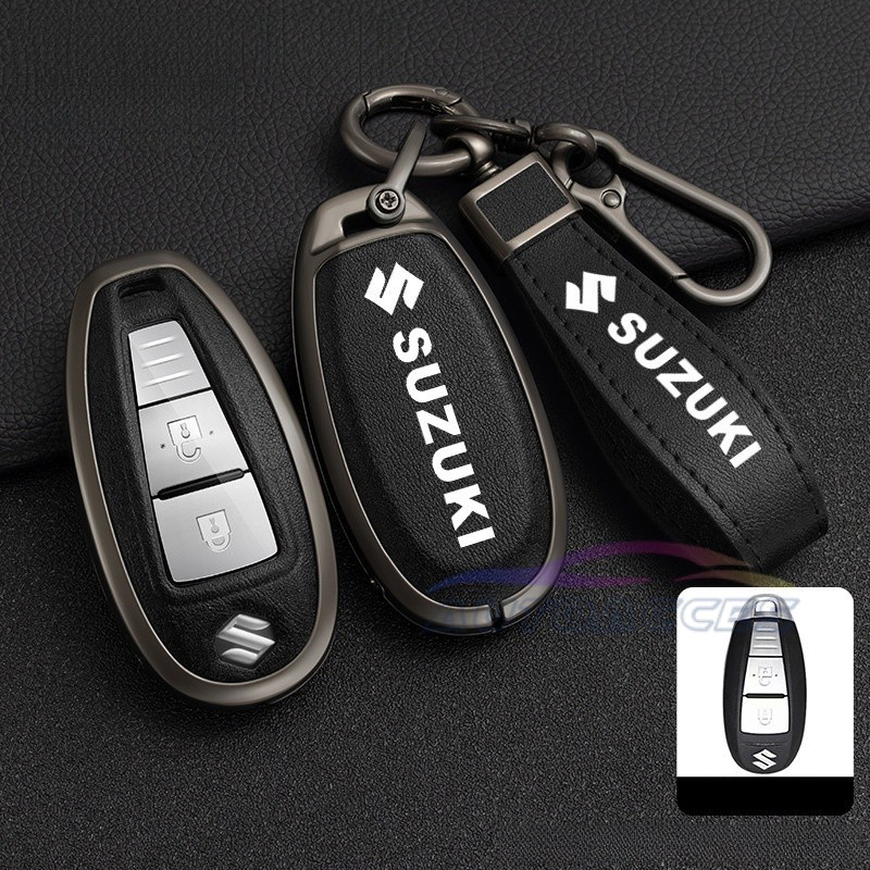 รถ Key Case Key FOB สำหรับ Suzuki Vitara Swift kizashi SX4 Ignis Baleno ...