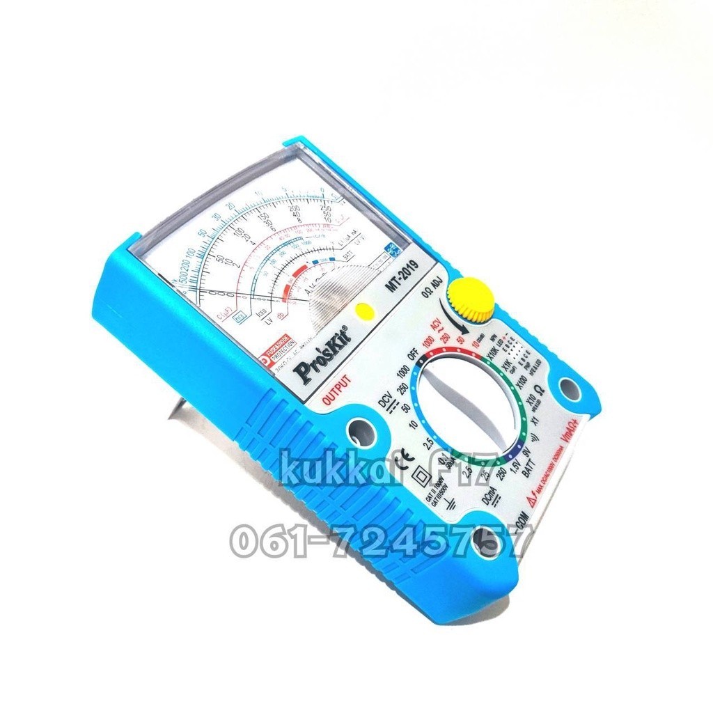 วัดไฟ PROKIT MT-2019 Multimeter แท้ 100% Made In Taiwan มิเตอร์วัดไฟ ...