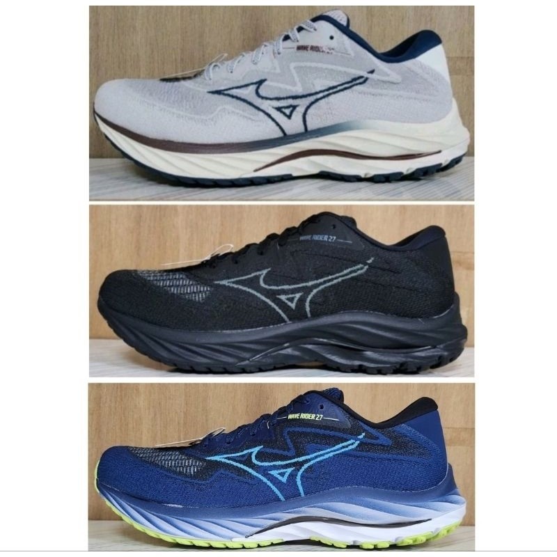 Mizuno WAVE RIDER 27 SSW SW รองเท้าวิ่งจ๊อกกิ้งผู้ชาย J1GC237653 237652 ...