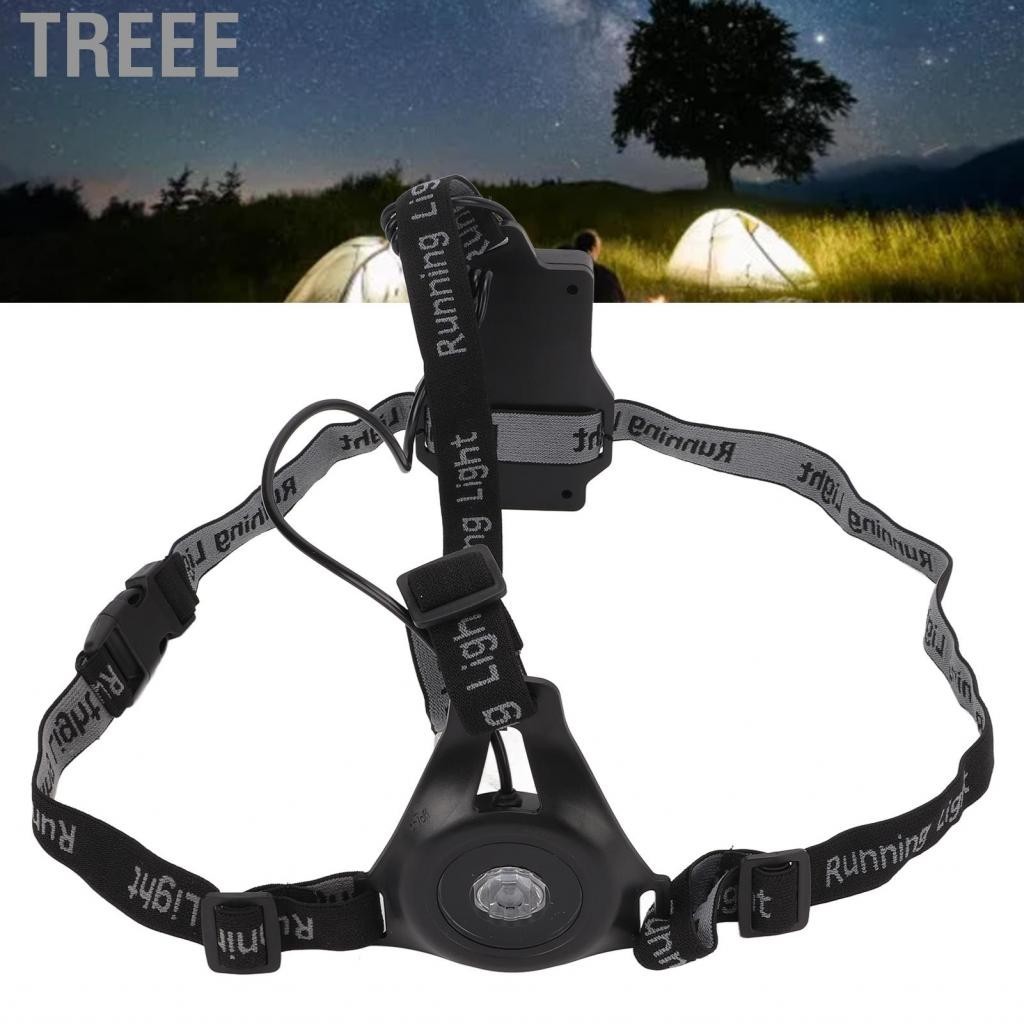 Treee LED Chest Light 3 โหมดวิ่งกลางคืนสำหรับตั้งแคมป์วิ่งจ๊อกกิ้งเดิน ...