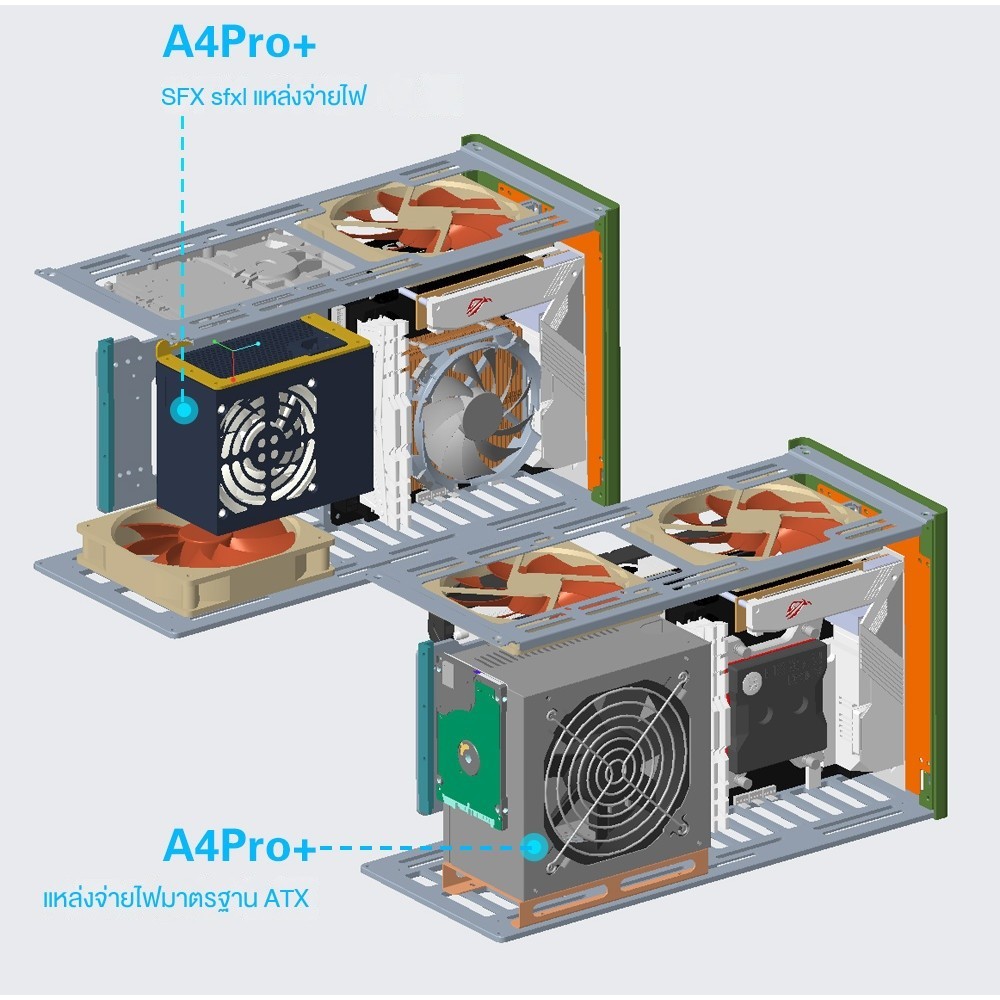 [จัดส่งตลอด 24 ชั่วโมง] A4 Pro+ATX Power Bracket A5 3.5 Hard Disk ...