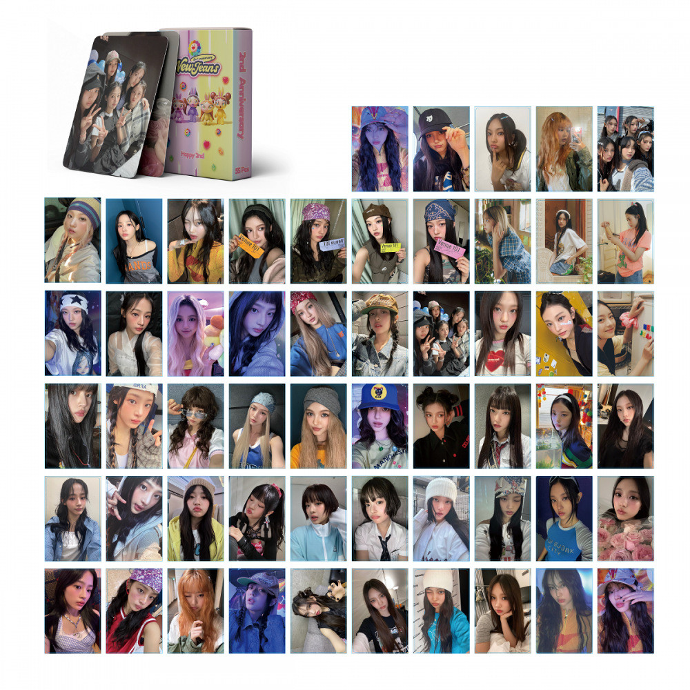 50-124pcs NJ Laser Hologram Lomo Cards 2nd Anniversary How Sweet Album ...