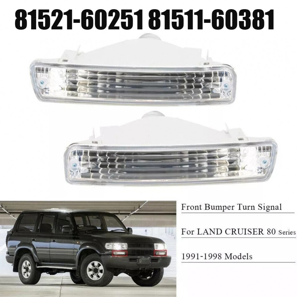 ไฟกันชนสําหรับ Toyota Direct Replacement 1991-98 Toyota Land Cruiser ...