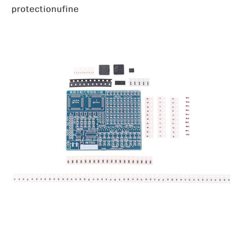 Prne SMD/SMT ส่วนประกอบบัดกรีบอร์ดฝึกโครงการอิเล็กทรอนิกส์ชุด DIY ชุด ...