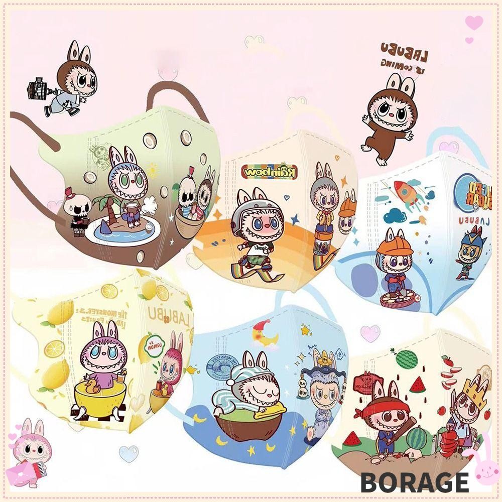 Borag 1PC การ์ตูน ผ้าละลายเป่าป้องกันฝุ่น Labubu เด็ก , ผ้าไม่ทอพิมพ์ใบ ...