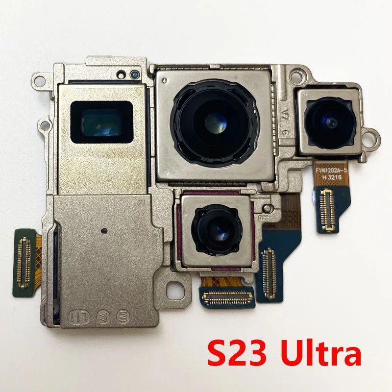 โมดูลกล้องด้านหลังสําหรับ Samsung Galaxy S23 Ultra 5G SM-S918 S918B ...