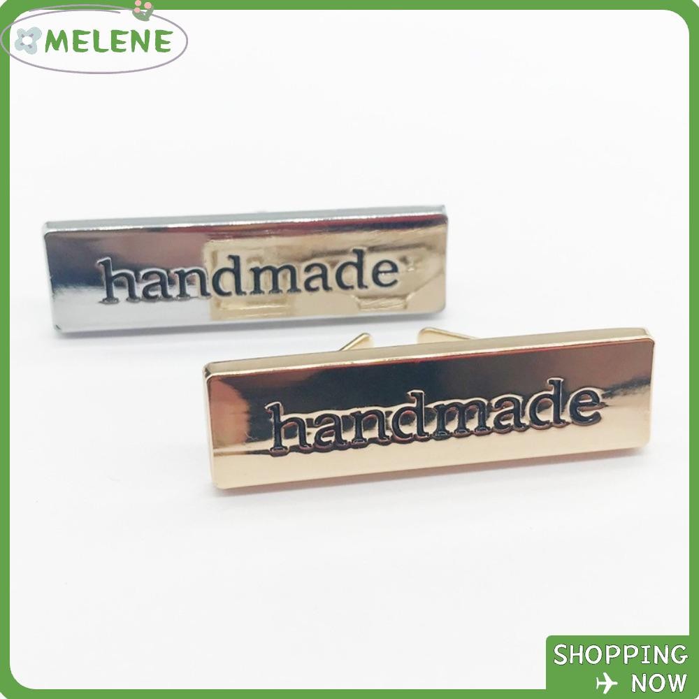 Melene แท็กทํามือ, อุปกรณ์เสริมฮาร์ดแวร์ แท็กตกแต่งตัวอักษรโลหะ, หัว ...