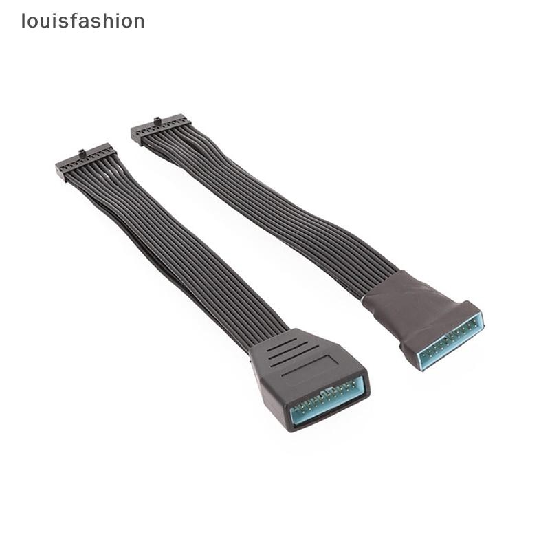 Lfth USB 3.0 Header Extension Cable Low Profile USB 3.0 ภายใน 19/20 Pin ...