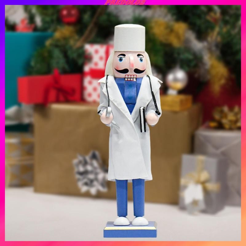 [Predolo2] เครื่องประดับ แคร็กเกอร์ไม้ "Doctor", Nutcracker แบบดั้งเดิม ...