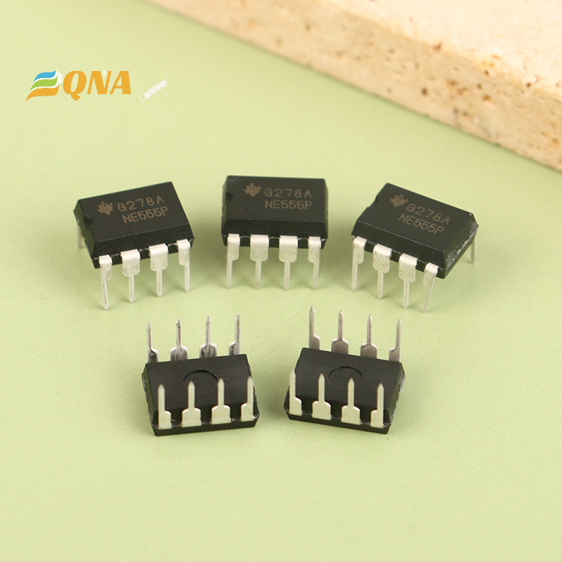 [QNA] 20 ชิ้น NE555 NE555P Integrated IC Direct Plug DIP-8P Base ...