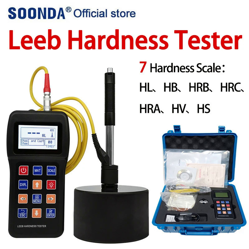 Metal Leeb Hardness Tester stainless Steel Alloy copper Hardness ...