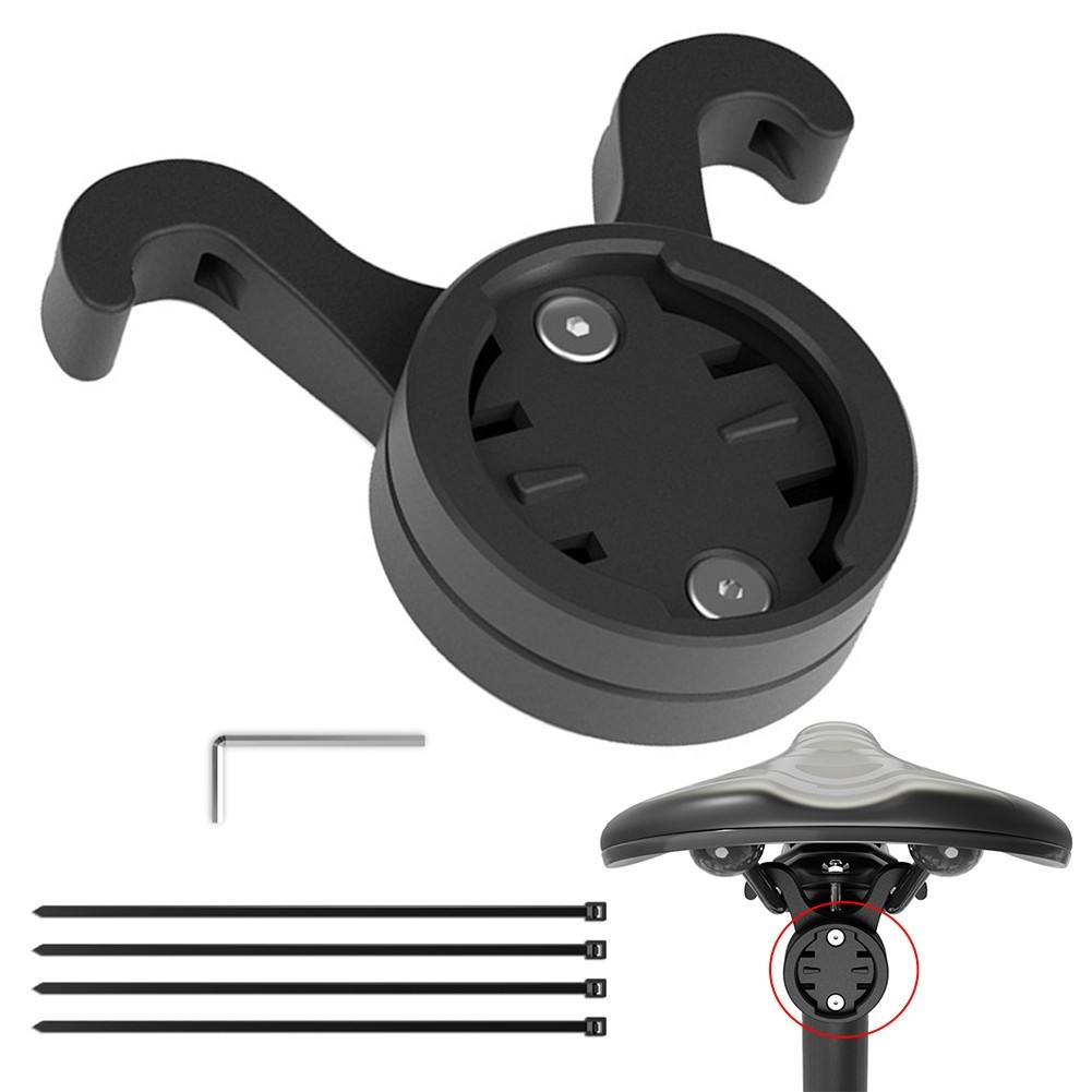 【shopee】Bike Saddle Light Mount 58mm Size Black Color Compatible With ...