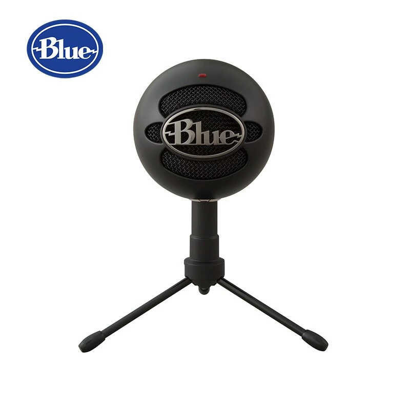 LOGITECH BLUE SNOWBALL ICE BLACK USB MICROPHONE เสียบแล้วใช้งานได้เลย ...
