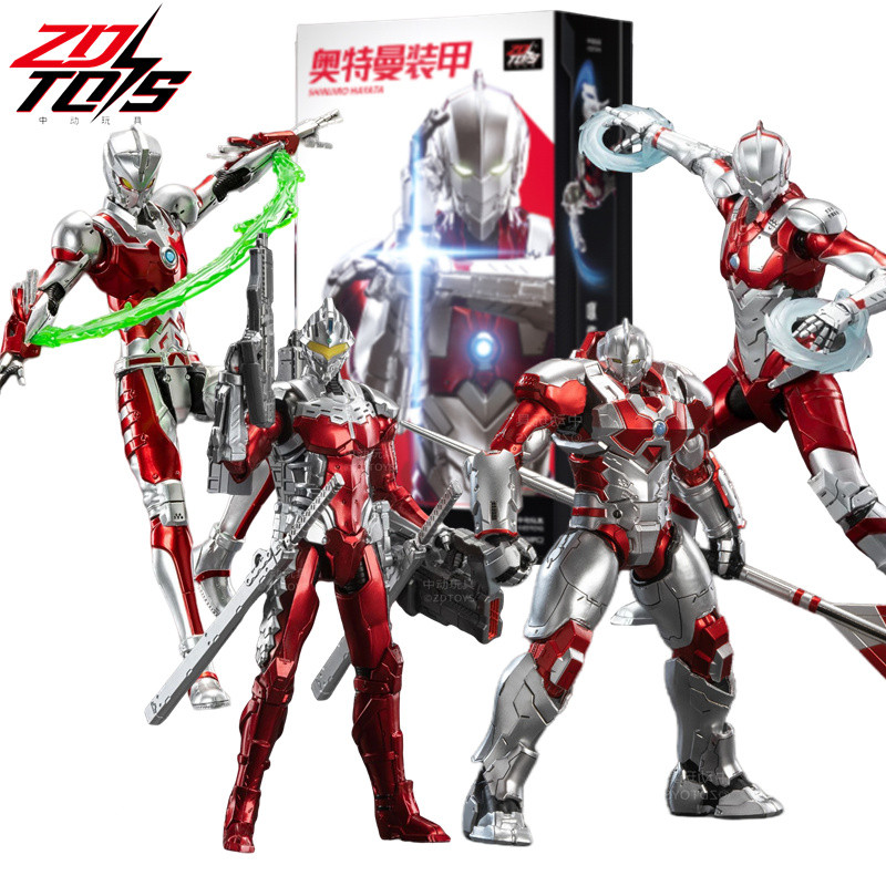 Zd Original Ultraman Mecha แจ็ค Seven Gaia Tiga Trigger Decker Orb Z ...