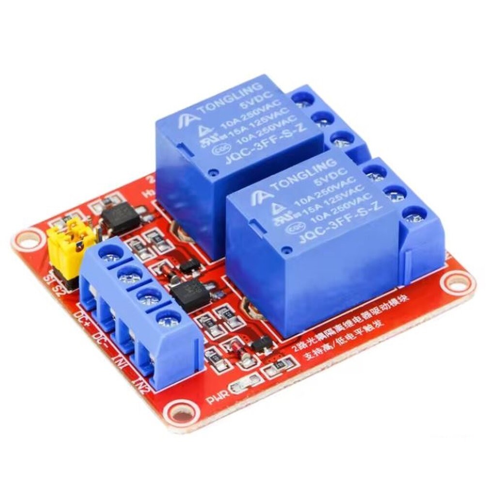 โมดูลรีเลย์ Relay Module 1 2 4 8 Channel 5V 12V 24V with Optocoupler ...