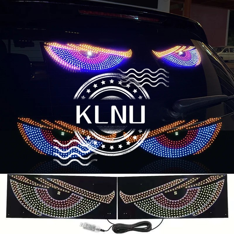 รถบรรทุก Devils Eye Light Demon Eye ไฟตกแต่ง Led Display Decor Pixel ...