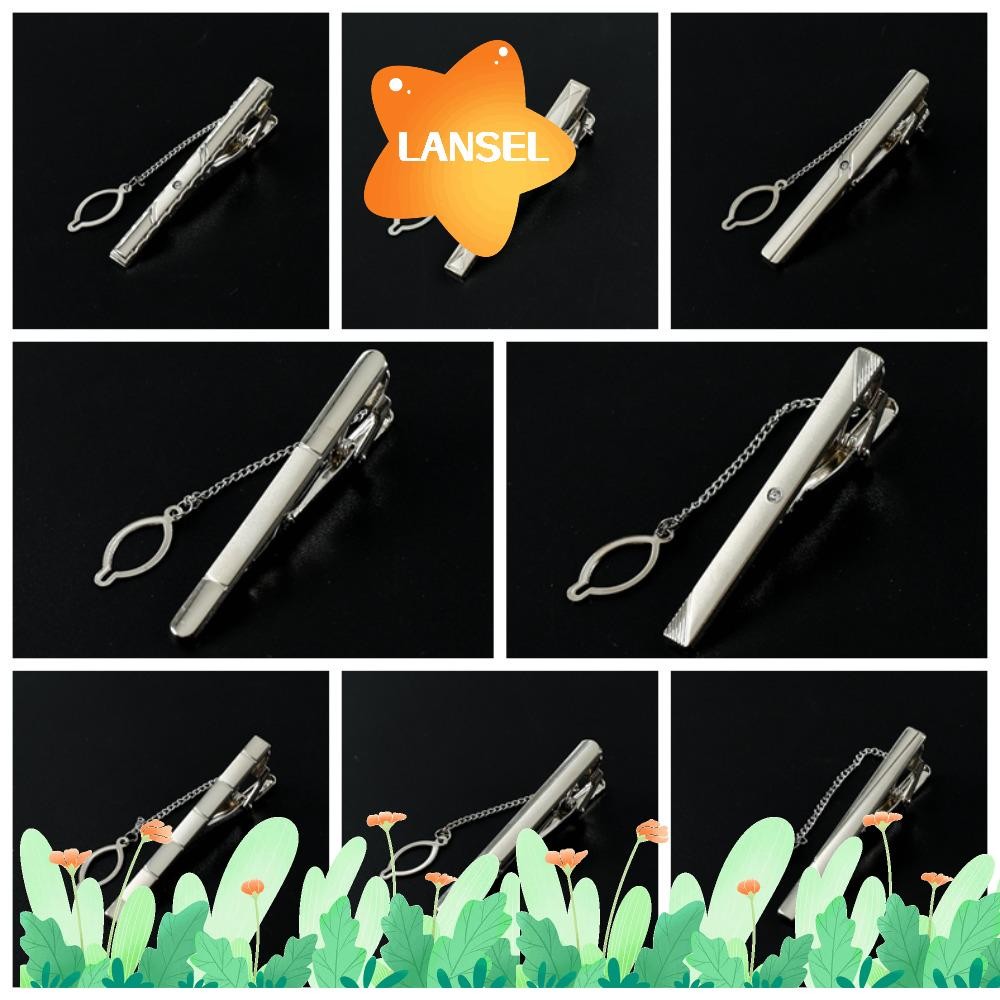 LANSEL คลิปผูกเนคไท สแตนเลสลีมไลท์ สำหรับเสื้อเชิ้ต masculine | Shopee ...
