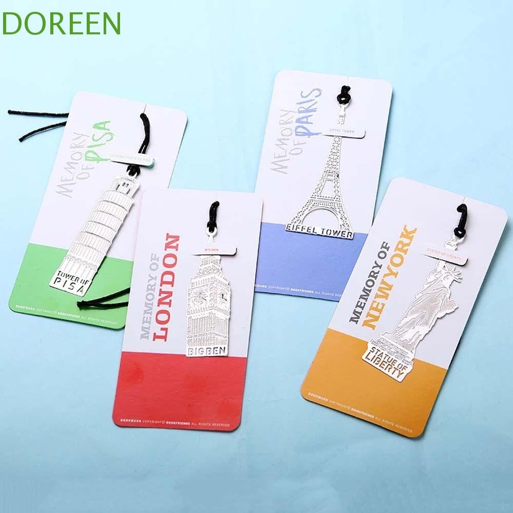 DOREEN Big Ben บุ๊คมาร์คอุปกรณ์เรียนรู้รูปปั้นสํานักงานของ Liberty ...